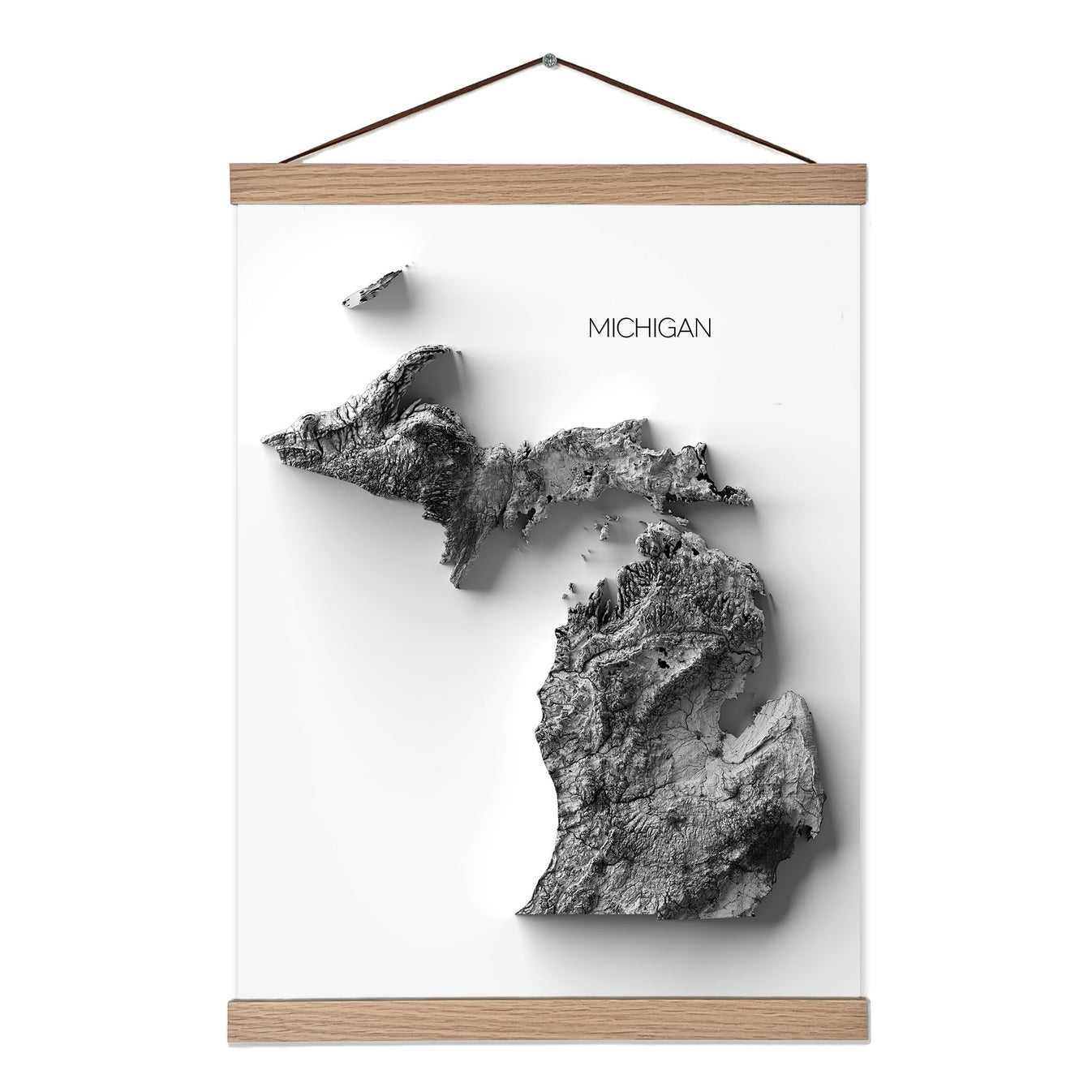 Michigan Elevation Map – Massive Wanderlust